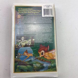 Disney | Media | Vhs Walt Disney Bambi Deer Clamshell Movie Animated ...